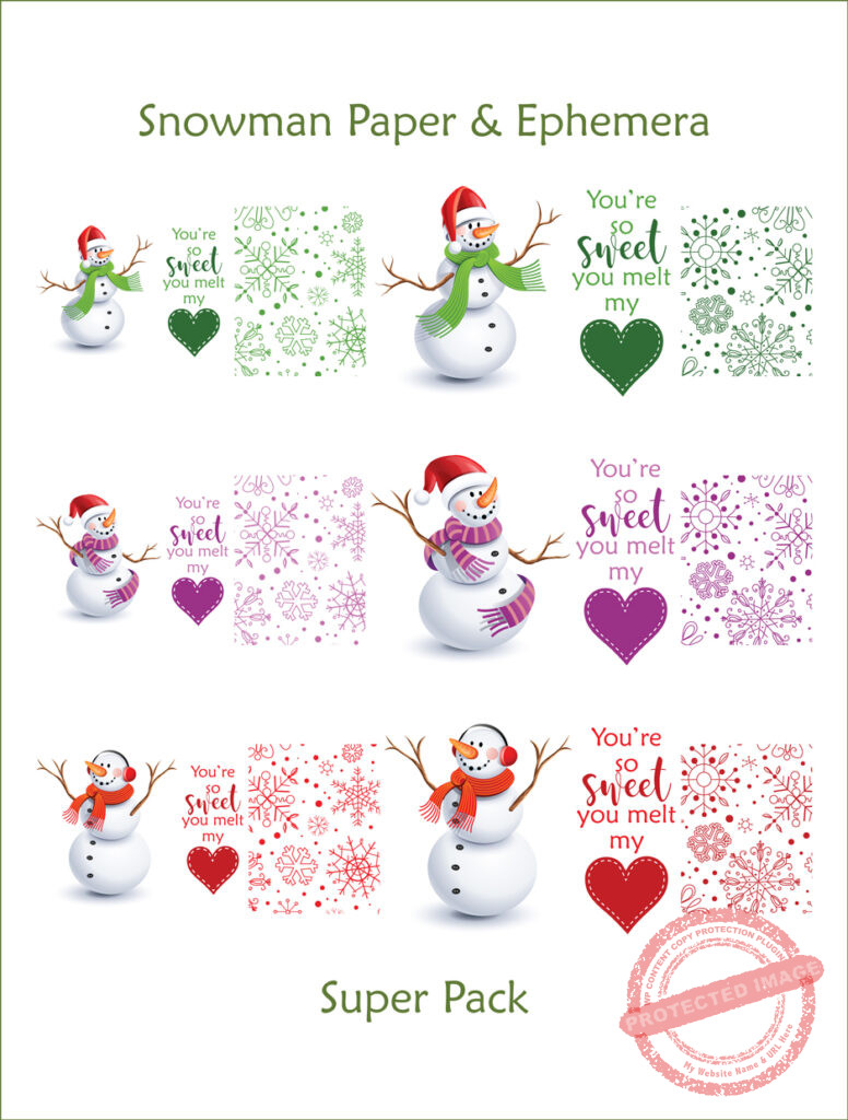 Snowmen Melt my Heart | Super Pack – The Stamp Doctor