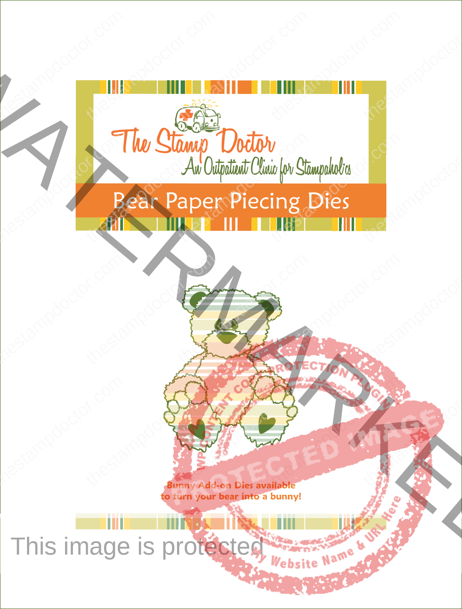 Bear/Bunny Paper Piecing | Dies – The Stamp Doctor