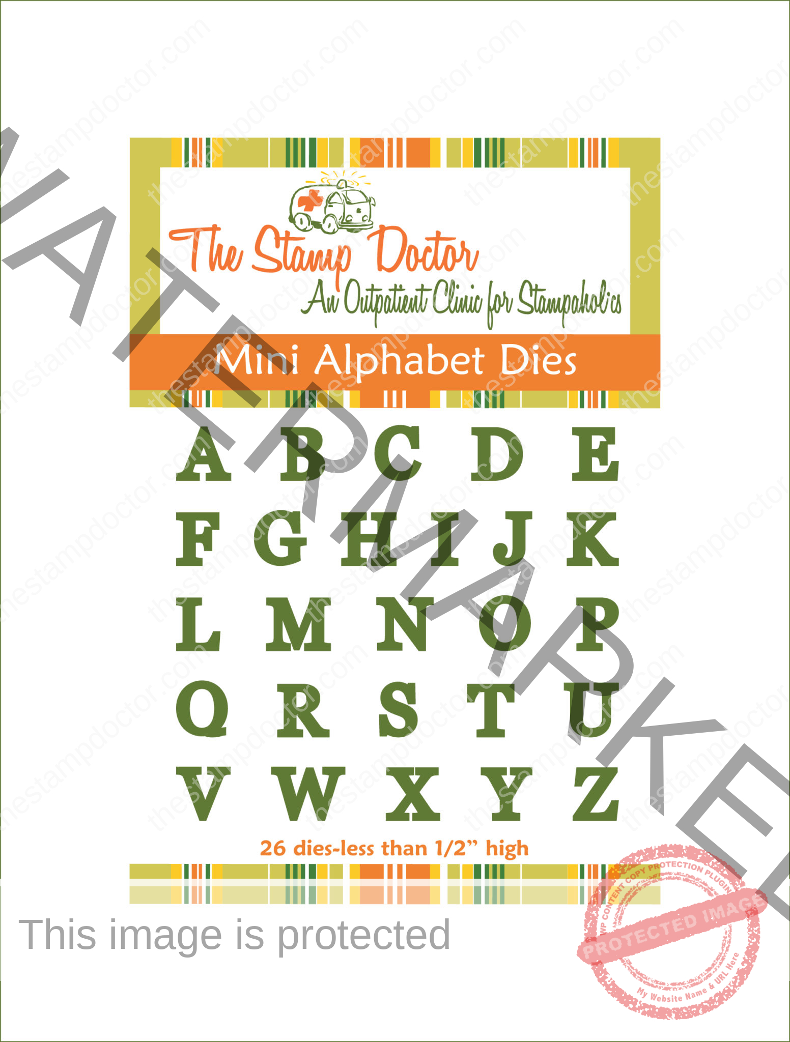 Mini Alphabet | Dies – The Stamp Doctor