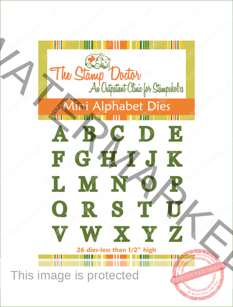 Mini Alphabet | Dies – The Stamp Doctor